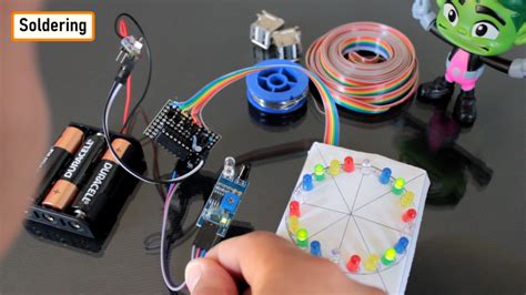 Touchless Multifunctional Bedside Lamp With Digital Clock Arduino Maker Pro