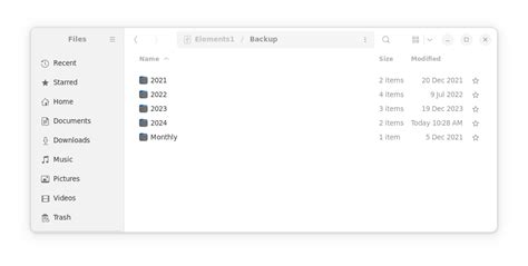 Simple Incremental Bash Backup Script