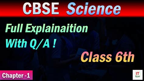 Grade 6 Science Cbse Part 1a Science Grade6science Cbseboard Youtube