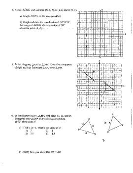 Rotations Homework By Jennifer Wanamaker TPT