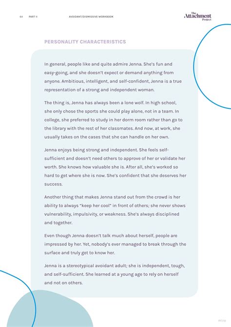 Avoidant Attachment Workbook Break Free From Insecurities