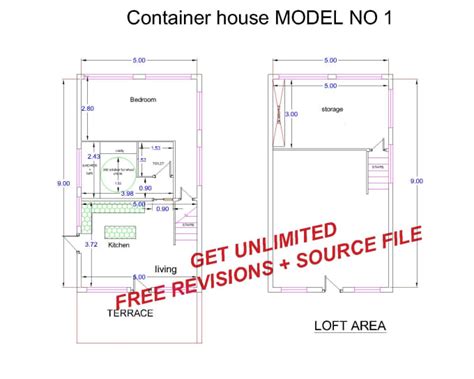 Custom Tiny Houses Container Architect Autocad By Mahnoorkhan324 Fiverr