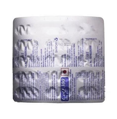Coenzyme Coq Mg Sanofi India Ltd Treatment Health Supplement At Strip In Mumbai