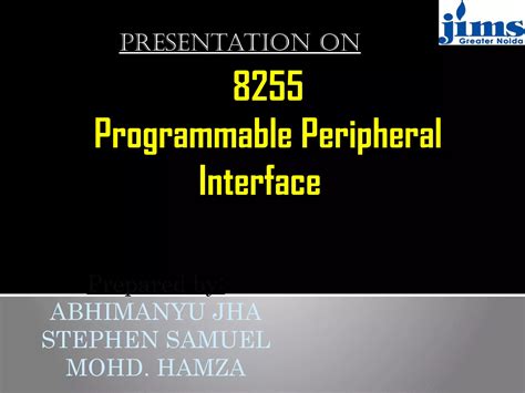 8255 Ppi Programmable Peripheral Interface Mode 0 Ppt