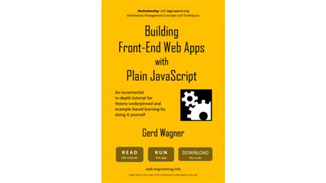 BUILDING FRONT END WEB APPS WITH PLAIN JAVASCRIPT