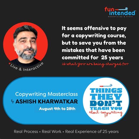 Pooja Kulkarni On Linkedin A Copywriting Course That Makes You Rethink Every Other Ps Ashish