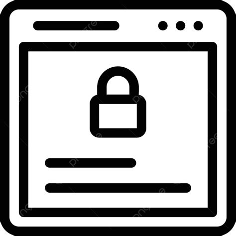 Browser Security Data Webpage Vector Security Data Webpage PNG And