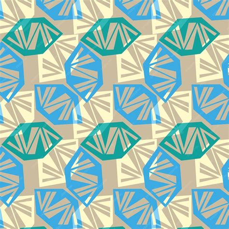 Premium Vector Geometrical Shape Seamless Pattern Background