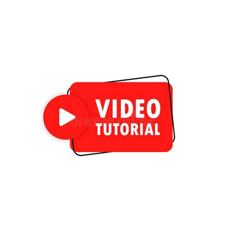 video tutorial icon video tutorial message in bubble speech banner