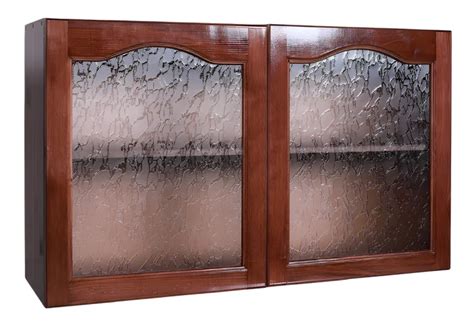 Горен кухненски шкаф Масив 70 см две витрини Орех Мебели АРЕНА