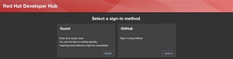 Configure Github Access To Red Hat Developer Hub Install And
