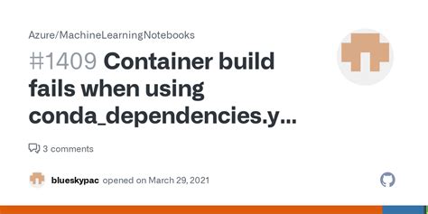 Container Build Fails When Using Conda Dependencies Yml On GPU Instance With Prepare Image