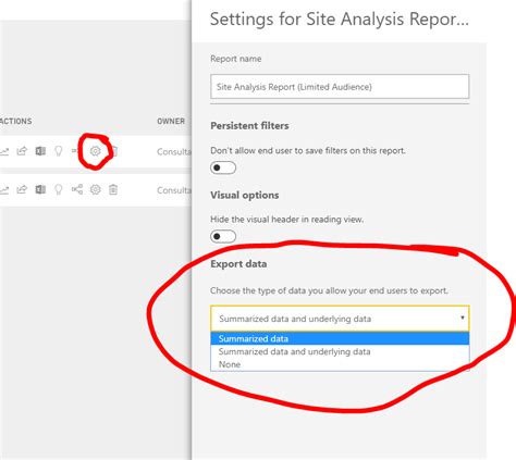 prevent export underlying data microsoft fabric community