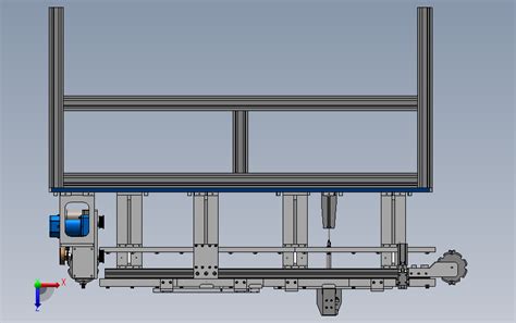 工件定位小型流水线 solidworks 2018 模型图纸下载 懒石网