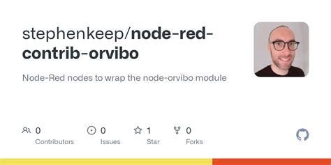 GitHub Stephenkeep Node Red Contrib Orvibo Node Red Nodes To Wrap The Node Orvibo Module