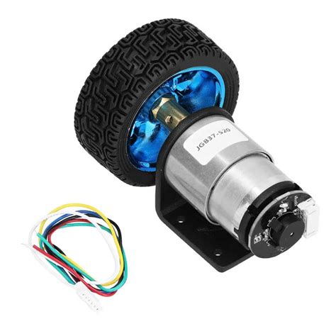 jgb37 520 dc12v encoder motor smart car motor 110rpm microscale