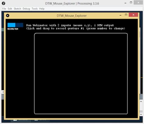 how to program dynamic time warping with machine learning wekinator