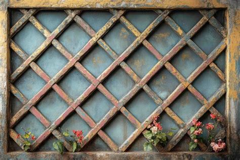 Radiant Lattice Elegance Intricate Patterns Of Vibrant Colors And