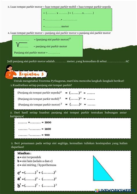 Teorema Pythagoras Live Worksheets