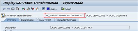 How To Create Hana Based Expert Routines In Bw 74 Sap Community