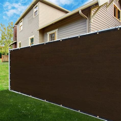 Shademart 8 X 100 Brown Fence Privacy Screen Windscreen Cover Shade
