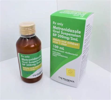 Metronidazole Oral Suspension 200mg5ml At ₹ 30bottle In Surat Id