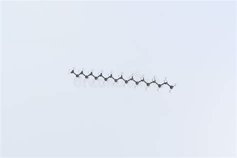 Eicosane Molecule Scientific Molecular Model Looping 3d Animation