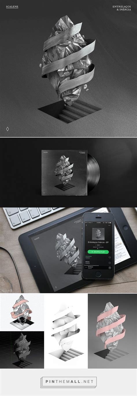 Scalene Album Cover On Behance A Grouped Images Picture Business Card Design Visual