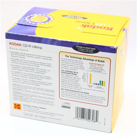 10 X Kodak Cd R Ultima 650mb74min Wts Retro Køb Her