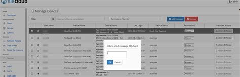 Sending A Message To A Clients Display Filecloud Docs Server