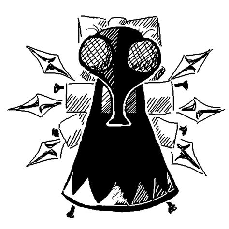 Cirno Touhou Non Web Source Black Theme Bug Fly Greyscale Monochrome No Humans Parody