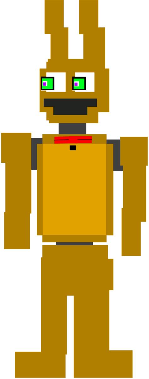 8 Bit Springbonnie By Aburgerontwitter On Deviantart