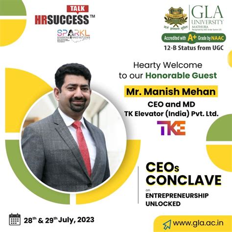 Mohit Sethi On Linkedin Looking Forward To A Wonderful Interaction With The Ceos At The Ceos