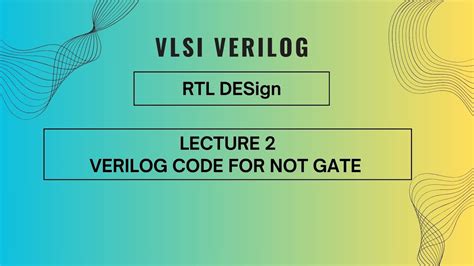 Verilog Code For Not Gate Modelsim Quartusprime Youtube