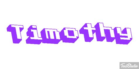Timothy Name Animated  Logo Designs