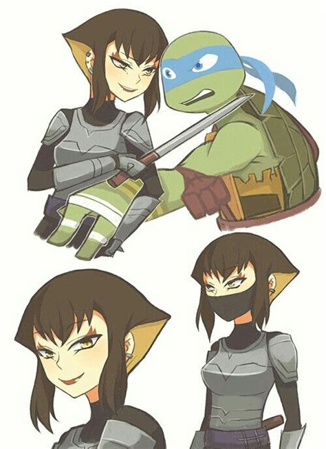 Leo And Karai Tmnt Teenage Mutant Ninja Turtles Artwork Teenage