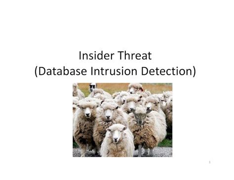 Pdf Database Intrusion Detectiontanklcs5322slidesinsider6pdf