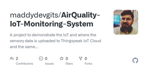 Github Maddydevgits Airquality Iot Monitoring System A Project To Demonstrate The Iot And