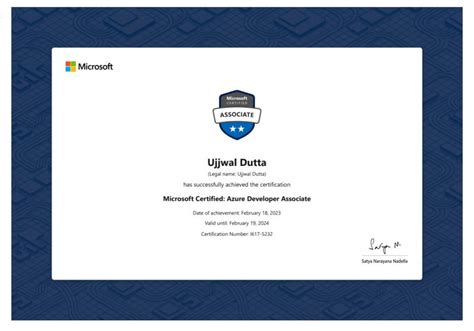 Ujjwal Dutta On Linkedin Azuredeveloper Az204 Microsoftazure Wipro
