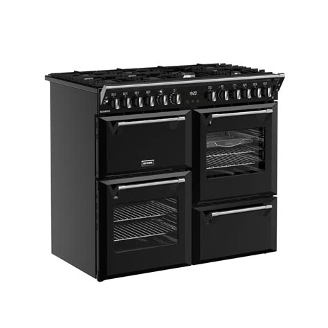 Stoves Richmond 100cm Dual Fuel Range Cooker Black 444411856