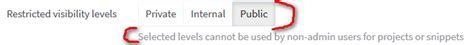 About Gitlab Visibility Level Configuration Stack Overflow