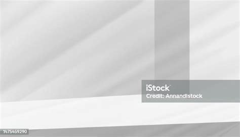 3d 회색 배경 제품 디스플레이 연단 장면 그림자 플랫폼 연단 스탠드와 빈 스튜디오 배경 봄 흰색 배경에 벡터 무대 쇼케이스