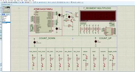 embeddedsystems microcontroller atmega32 digitalstopwatch