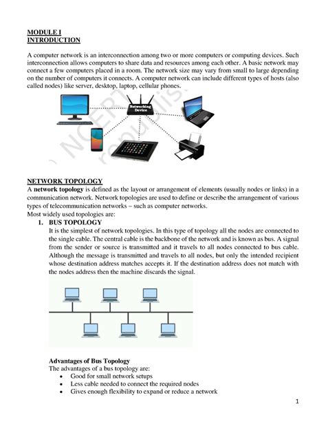 Fundamentals Of Computer Networks MODULE I INTRODUCTION A Computer Network Is An