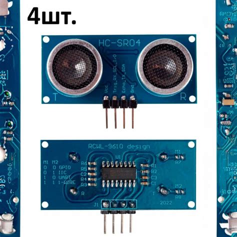 Ультразвуковой датчик расстояния и движения HC-SR04+ для Arduino ...