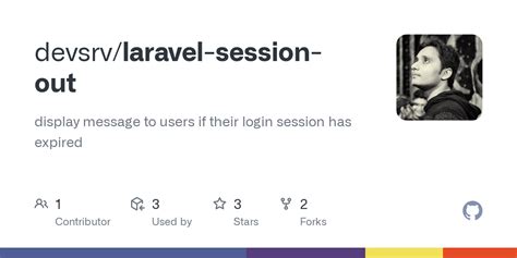 GitHub Devsrv Laravel Session Out Display Message To Users If Their Login Session Has Expired