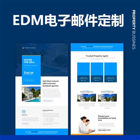 外贸邮件制作设计edm邮件模板html广告邮件网页newsletter模板虎窝淘