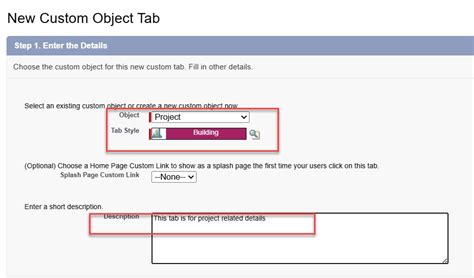 how to create custom tabs in salesforce