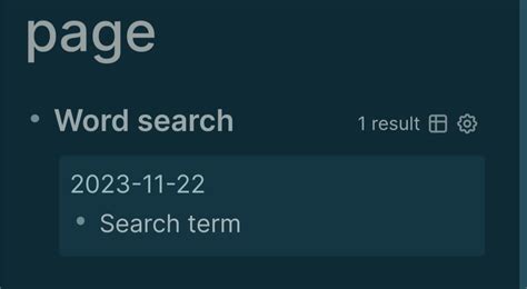 Query All Blocks That Mention Certain Word In Current Journal Page