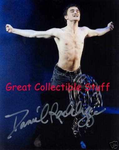 Daniel Radcliffe Equus Shirtless Signed Color 8x10 25043615